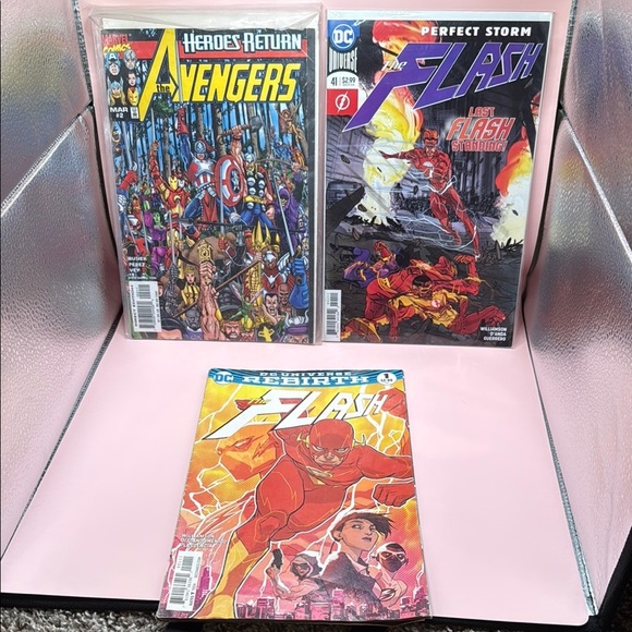 Marvel | Other | Avengers And Flash Comic Book Set | Poshmark